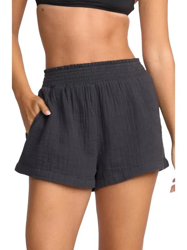 BILLABONG Cotton Gauze Shorts - Blasted Blue