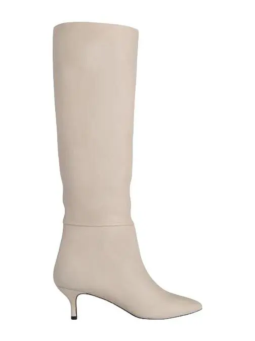 NEIL J. RODGERS Eva Slouch Boots - Creme Nappa
