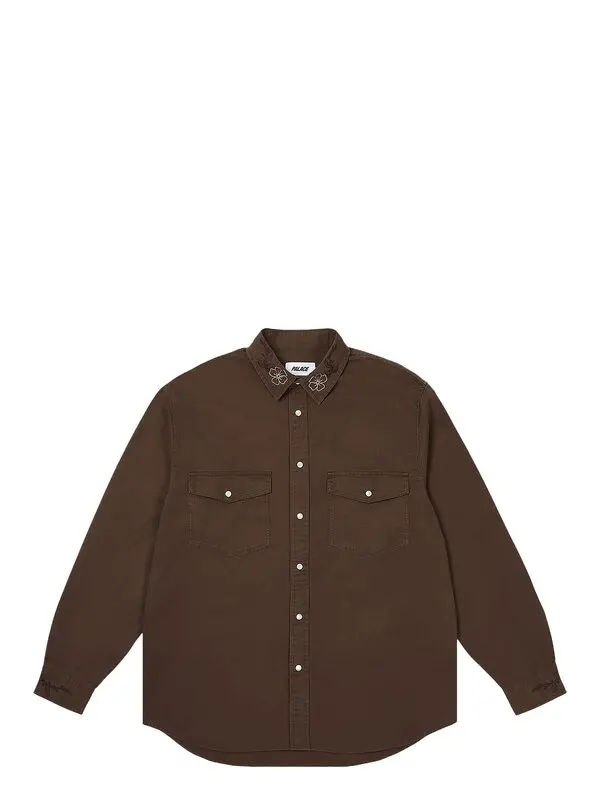 PALACE Flexus Shirt 'nice - Brown