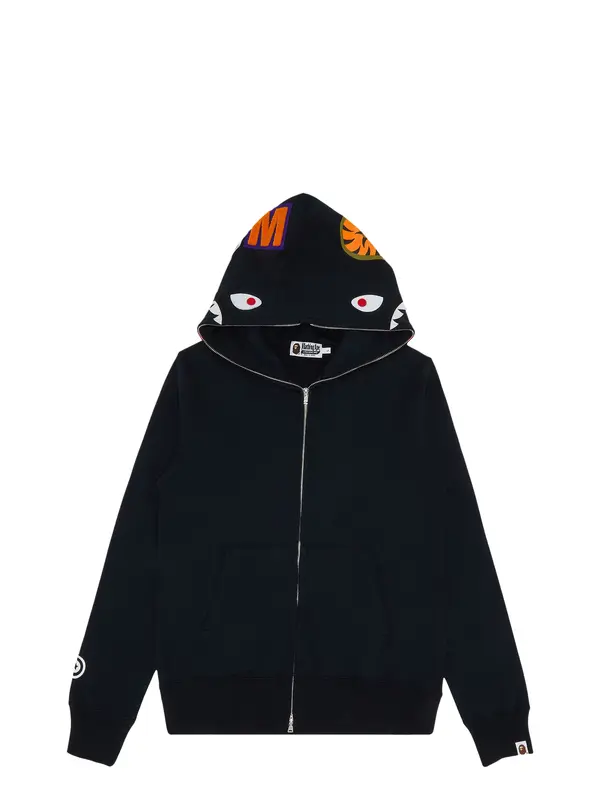 BAPE Shark Full Zip Hoodie - Black