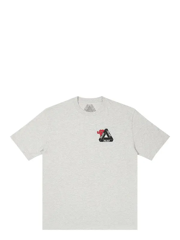 PALACE Tri-hearts T-shirt - Grey