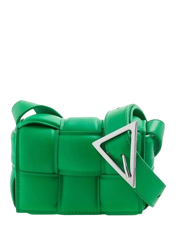 Bottega Veneta Padded Candy Cassette Shoulder Bag - Green