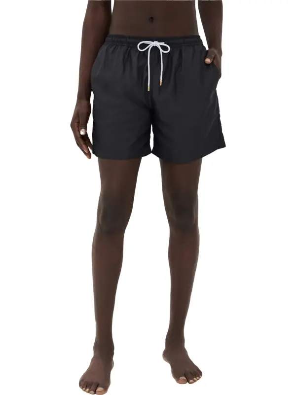 ANCORA The Deco Basic Swim Trunks 5.5 - Black