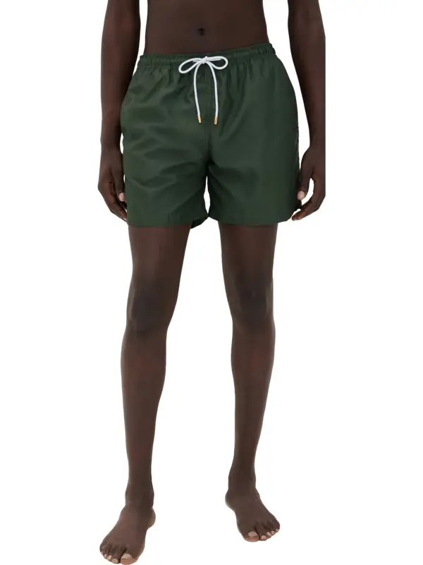 ANCORA The Solid Swim Trunks 5.5 - Olive
