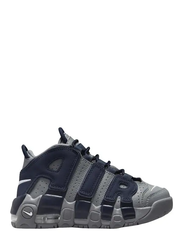 Nike Air More Uptempo Sneakers - Cool Grey/midnight Navy Blue/white