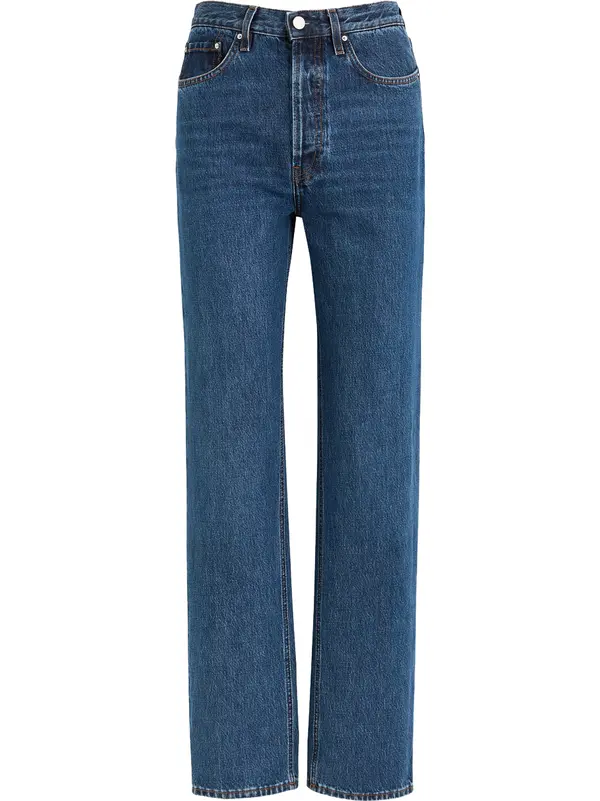 TOTEME Classic Cut Straight-leg Jeans - Denim