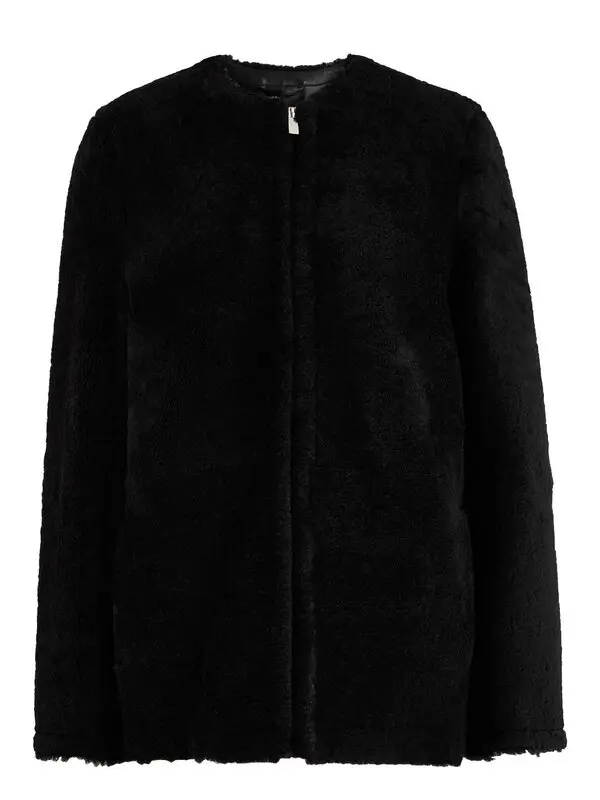 TOTEME Shearling Coat - Black