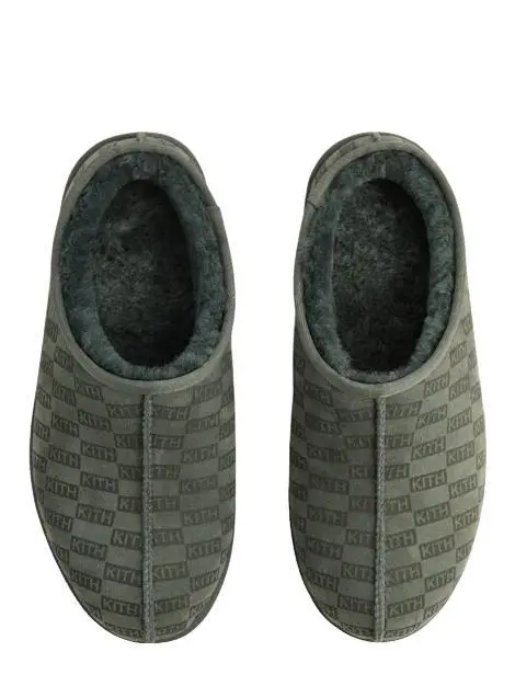 Kith Kithmas Monogram Shearling Slippers - Stadium