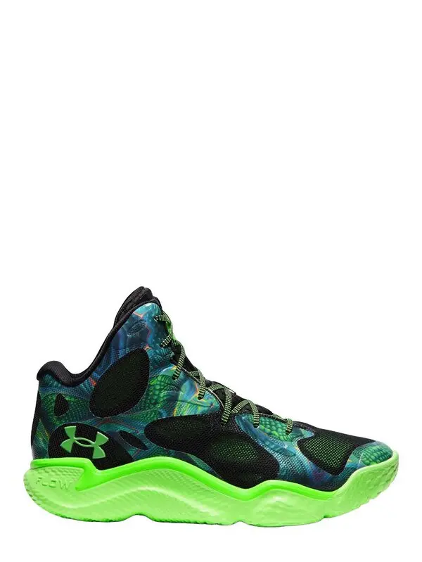 Under Armour Curry Spawn Flotro Extraterrestrialin Sneakers - Hyper Green/black