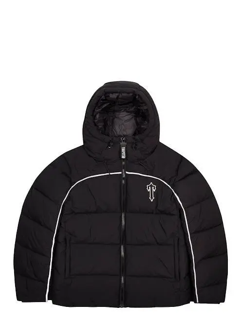 Trapstar Irongate Arch Pipping Puffer Jacket - Black