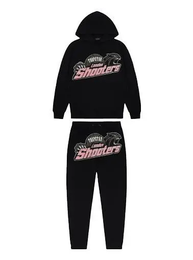 Trapstar Shooters Tracksuit - Black/pink