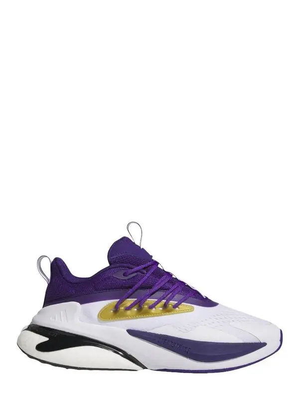 Adidas Alphaboost V2 University Of Washington Sneakers - Team College Purple/gold Metallic/cloud White