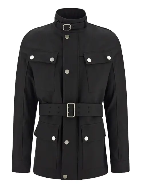FERRAGAMO Sahariana Jacket With Patch Pockets - Black