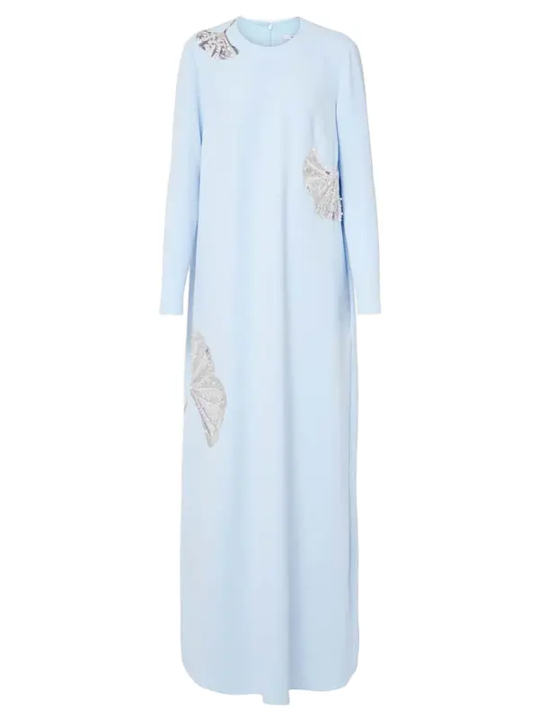 Safiyaa Naima Embellished Gown - Blue