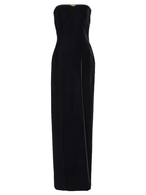 TOM FORD Strapless Velvet Gown - Black
