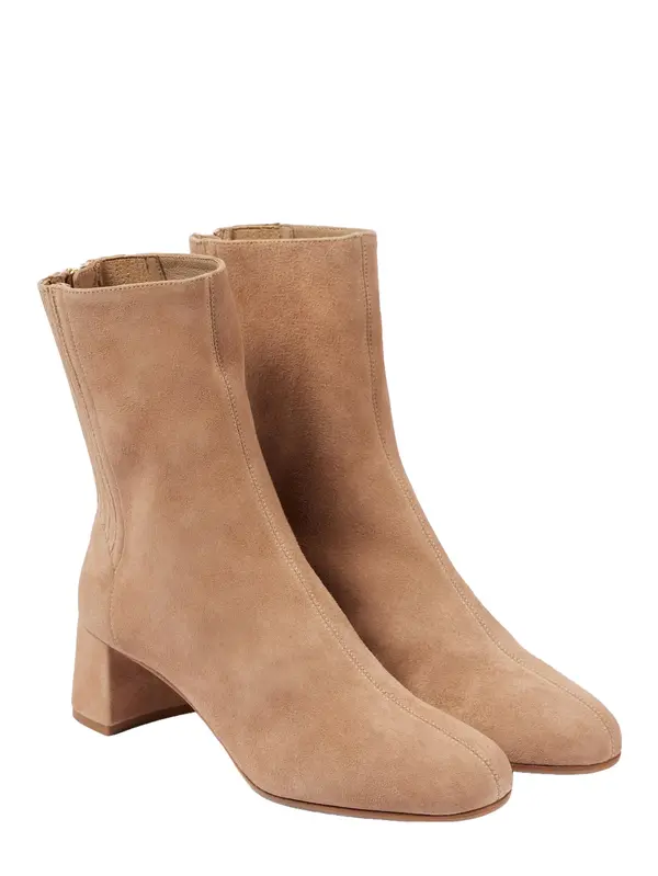 AQUAZZURA Saint Honore 50 Ankle Boots - Beige