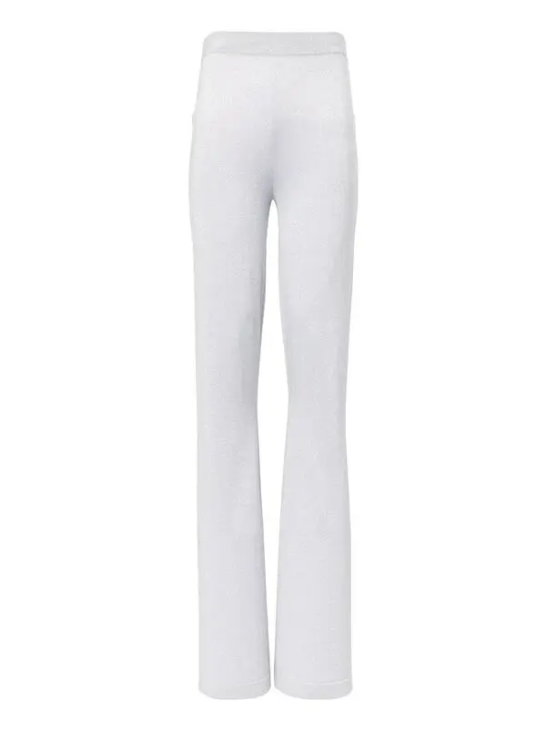 Missoni Lamé Straight Leg Pants - Silver