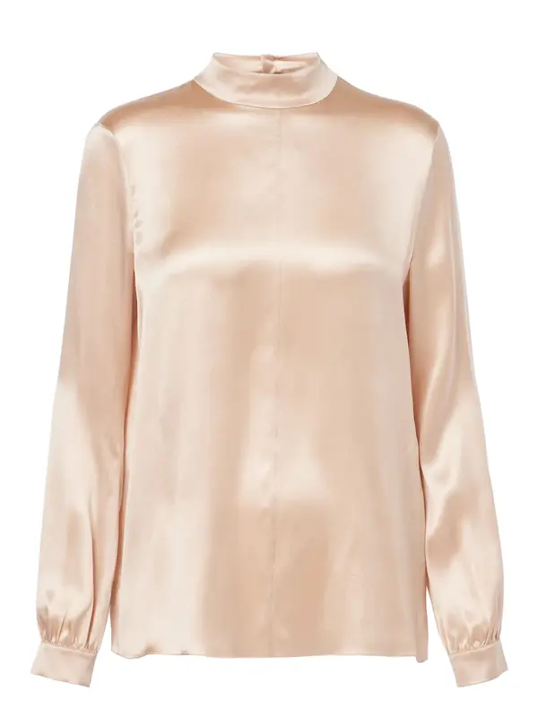 TOM FORD Silk Charmeuse Blouse - Pink