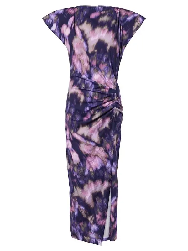 MARANT ETOILE Nadela Printed Cotton Jersey Maxi Dress - Multicoloured