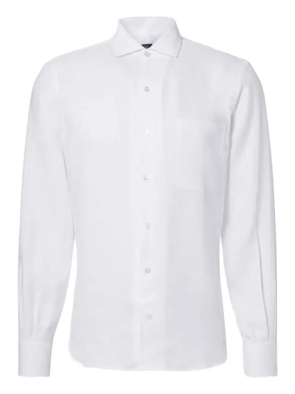 Fedeli Linen Shirt - White