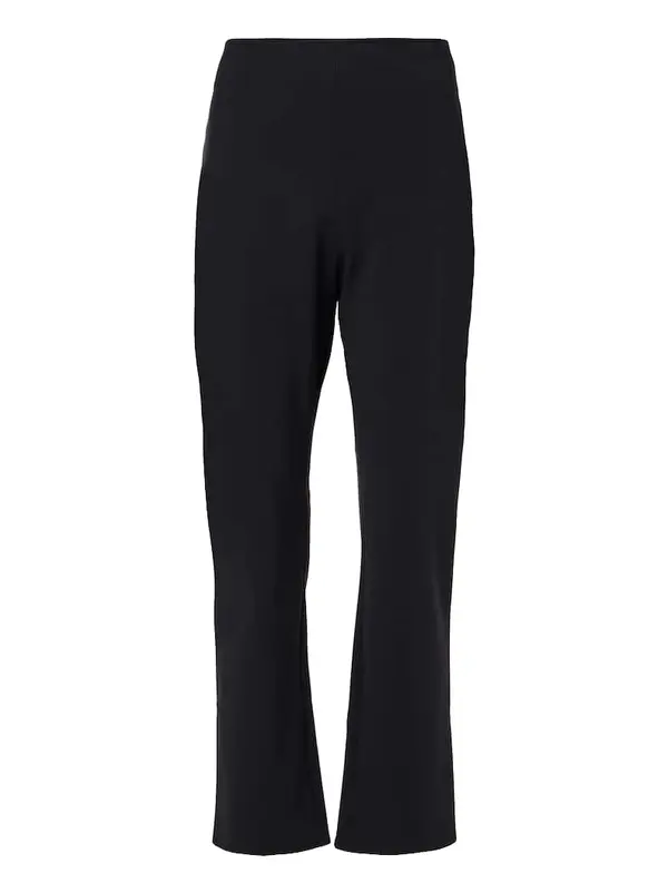 RÓHE Scuba Cropped Slim Pants - Black