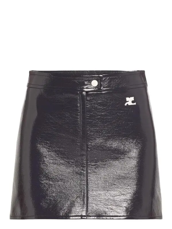 COURREGES Vinyle Reedition Mini Skirt - Blugry