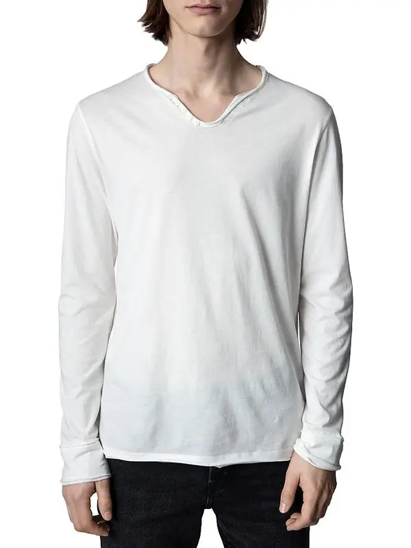 Zadig&Voltaire Monastir Cotton Long Sleeve Henley - Judo