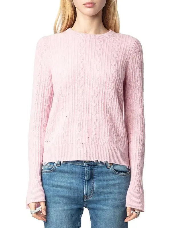 Zadig&Voltaire Jonasson Cashmere Sweater - Boudoir