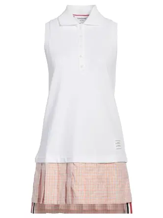 Thom Browne Cotton Mini Dress - White