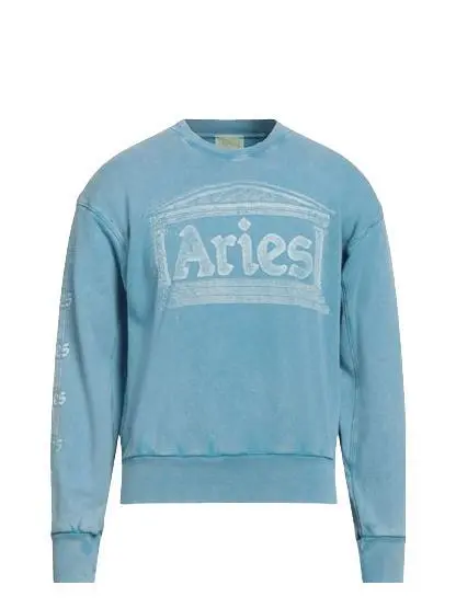 Aries Cotton Sweatshirt - Azure