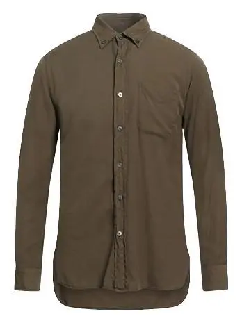TOM FORD Shirt Military Size Cotton, Cashmere - Green