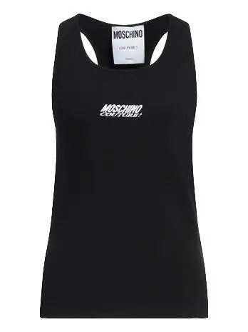 Moschino Tank Top Size Cotton, Elastane - Black