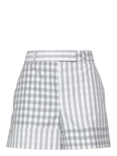 Thom Browne Checked Woven Shorts - Grey