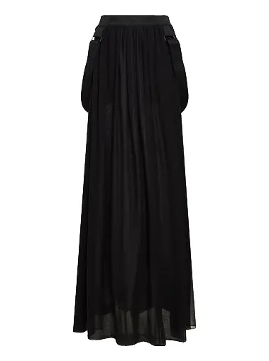 Max Mara Maxi Flared Skirt - Black