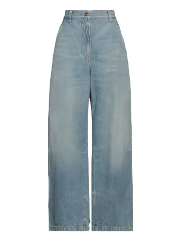 Palm Angels Wide-leg Distressed Jeans - Blue