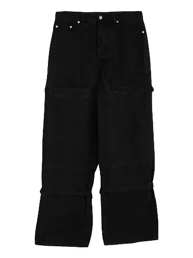 OFF-WHITE™ Cotton Cargo Jeans - Black