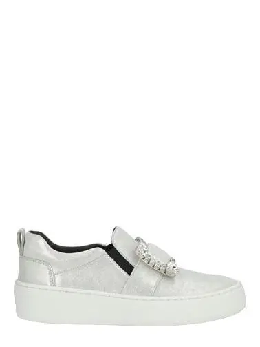SERGIO ROSSI Leather Sneakers - Grey