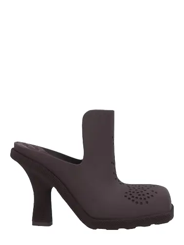Burberry Rubber Mules - Red
