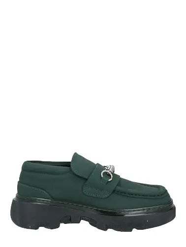 Burberry Loafers In Leather - Green