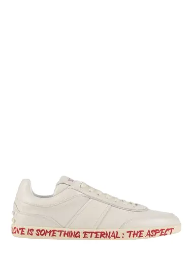 TOD'S Leather Low-top Sneakers - White
