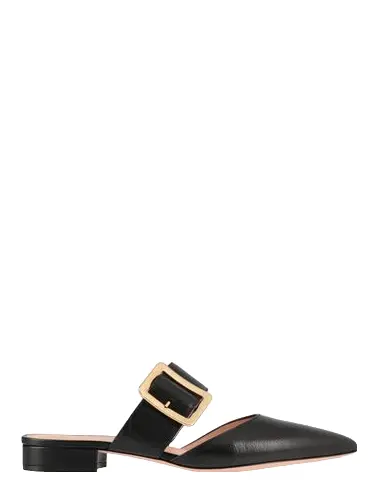 Bally Leather Mules - Black