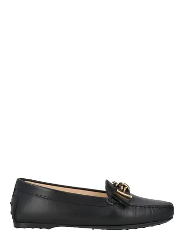 TOD'S Leather Loafers - Black