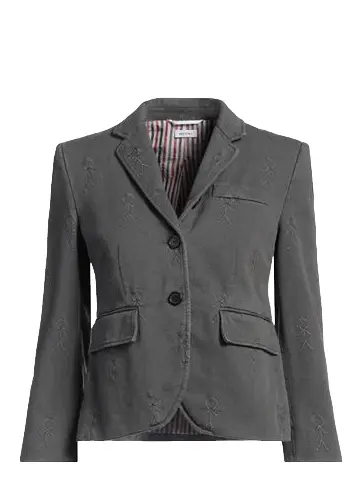 Thom Browne Single-breasted Blazer - Grey