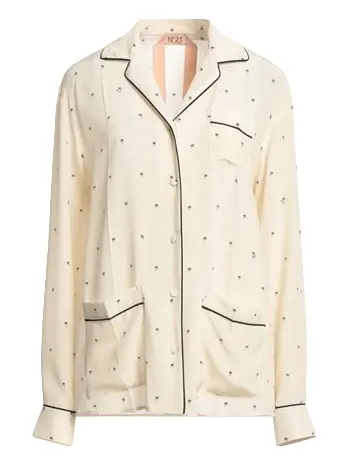N°21 Crepe Overshirt - Beige