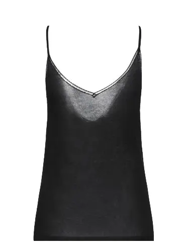 N°21 Camisole With Lace Trims - Black