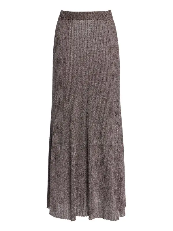 Ulla Johnson Renae Knit Maxi Skirt - Grey