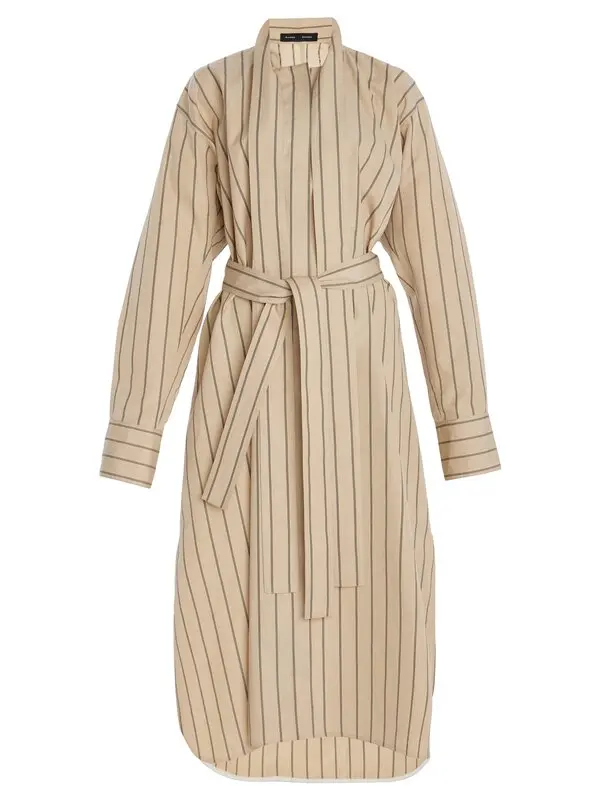Proenza Schouler Phillipa Cotton Poplin Dress - Tan