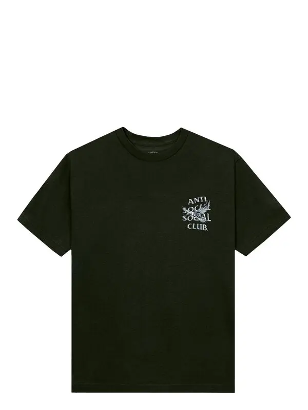 ANTI SOCIAL SOCIAL CLUB Frantically Melting Tee 'olive - Green