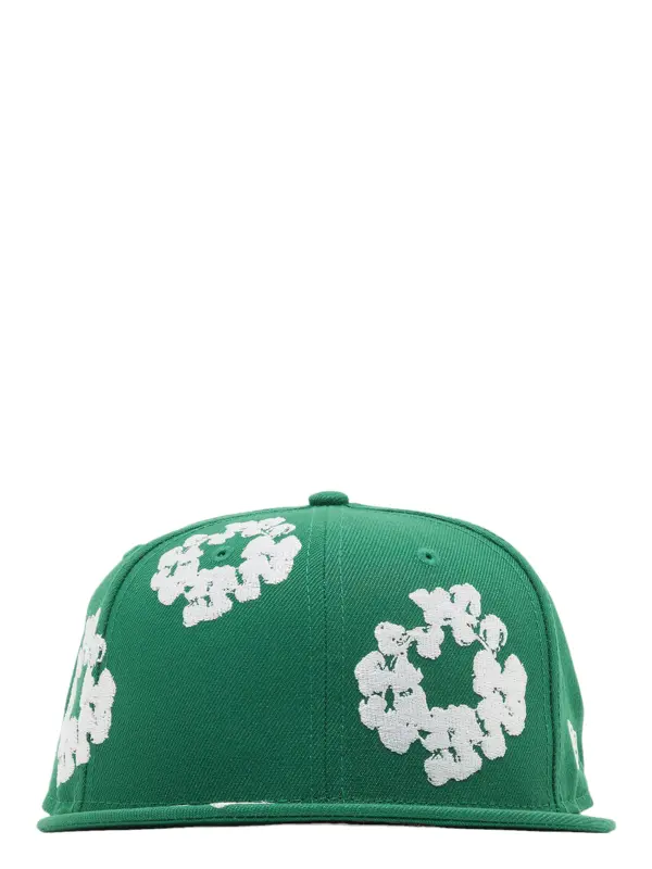 DENIM TEARS X New Era Cotton Wreath 59/50 Cap - Green