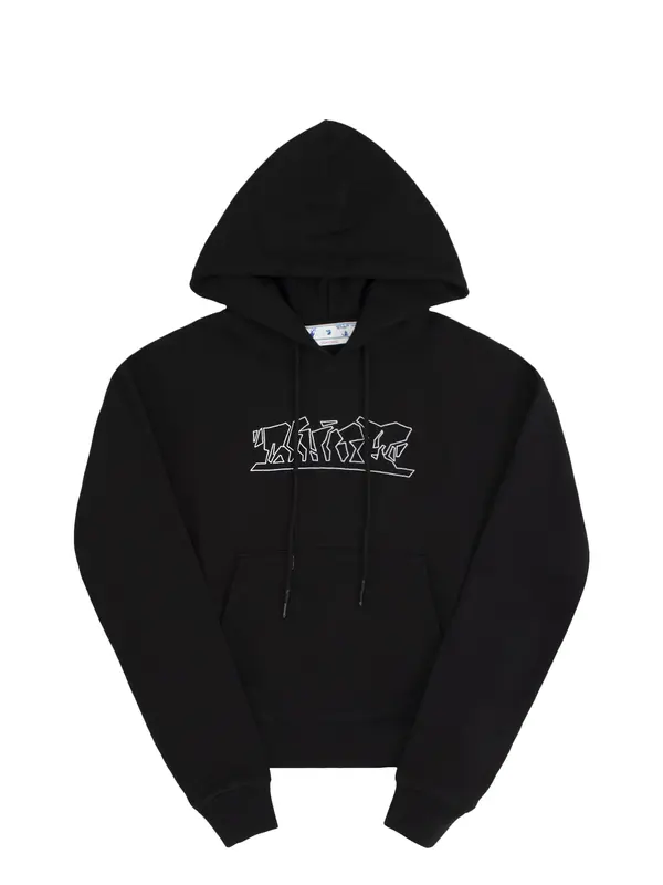 Off-White Figure Of Speech Over Hoodie - Black